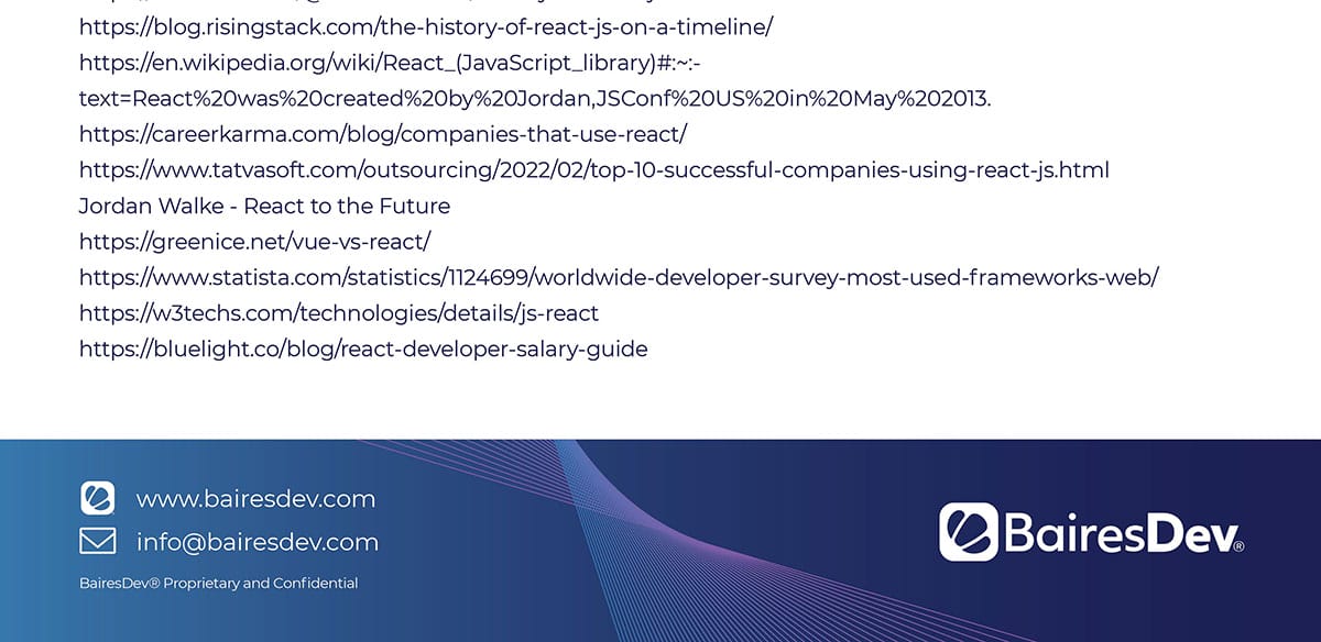 The History of ReactJS (Infographic)