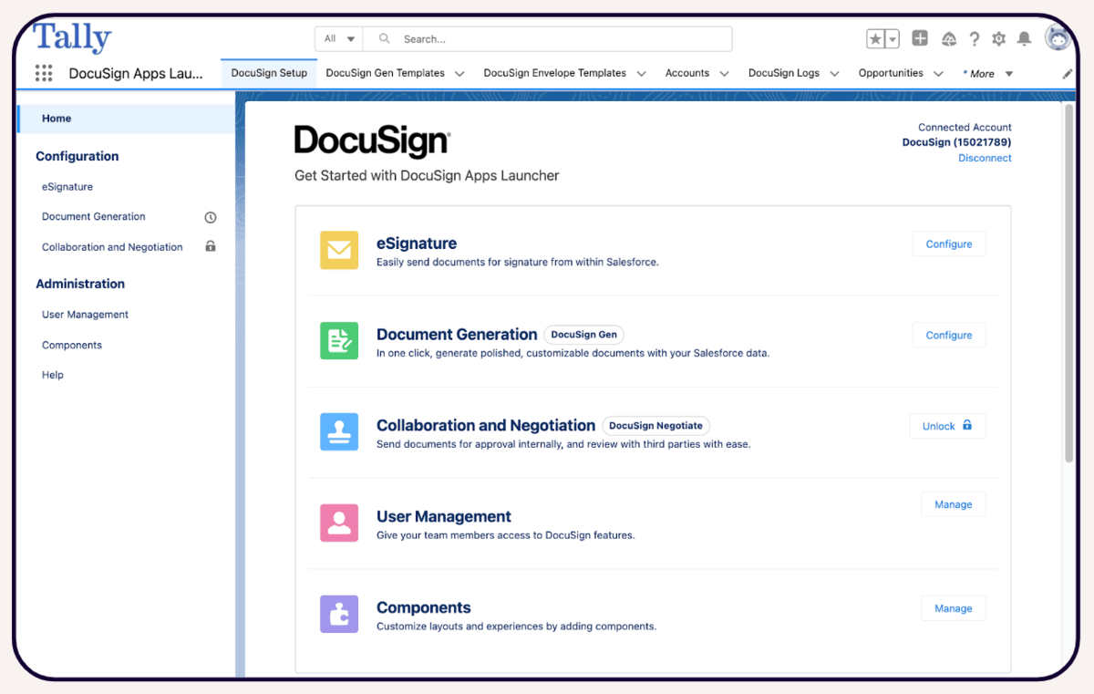 Integrate DocuSign with Salesforce for Easy E-Signature Workflows