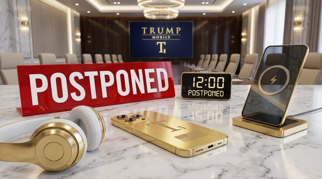 Trump Mobile Delays Gold Smartphone Launch Due to Shipping Issues